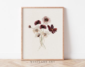 Burgundy Wall Art - Etsy