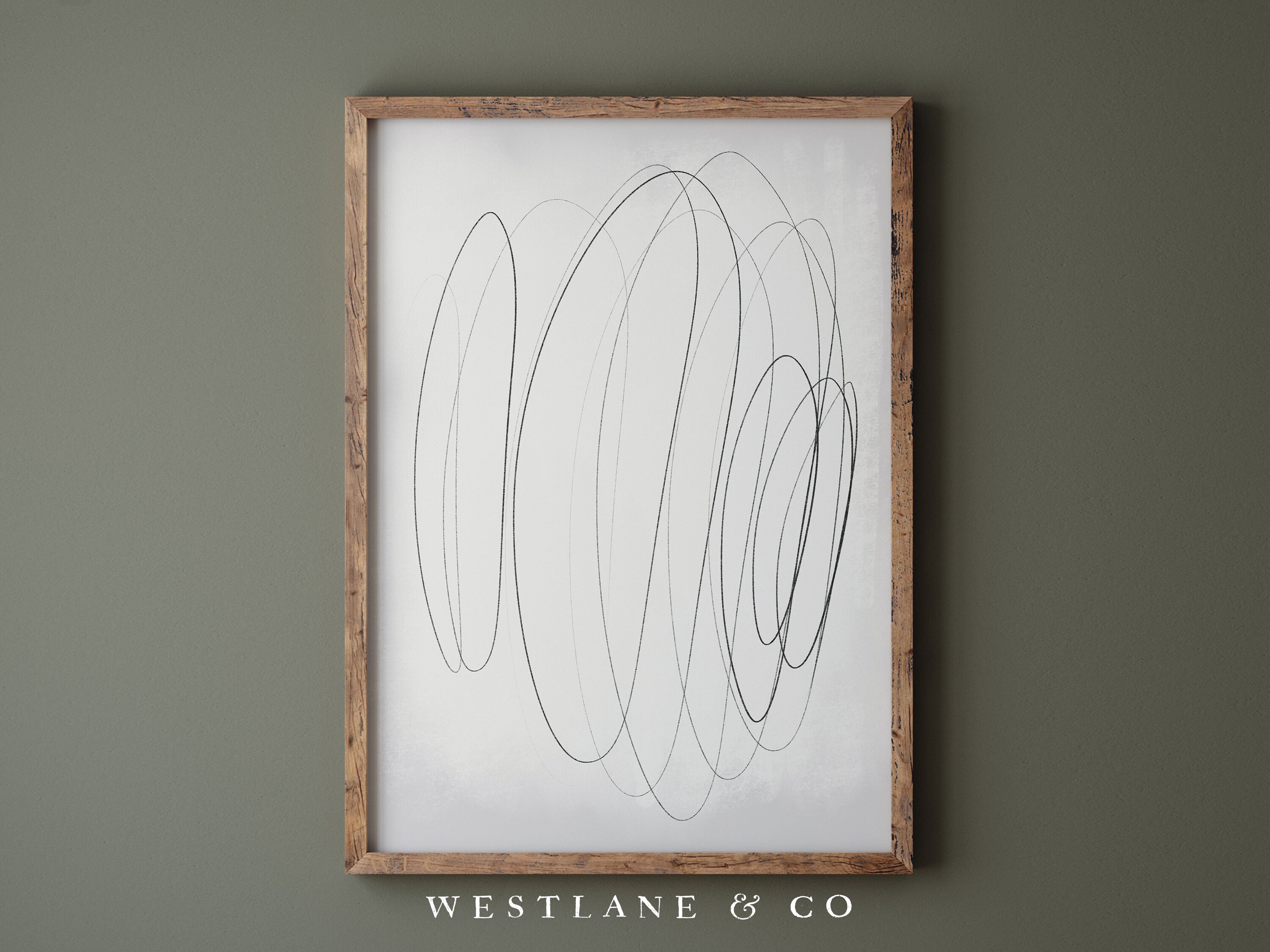 Contemporary Line Art Drawing Digital Sketch Downloadable | Etsy