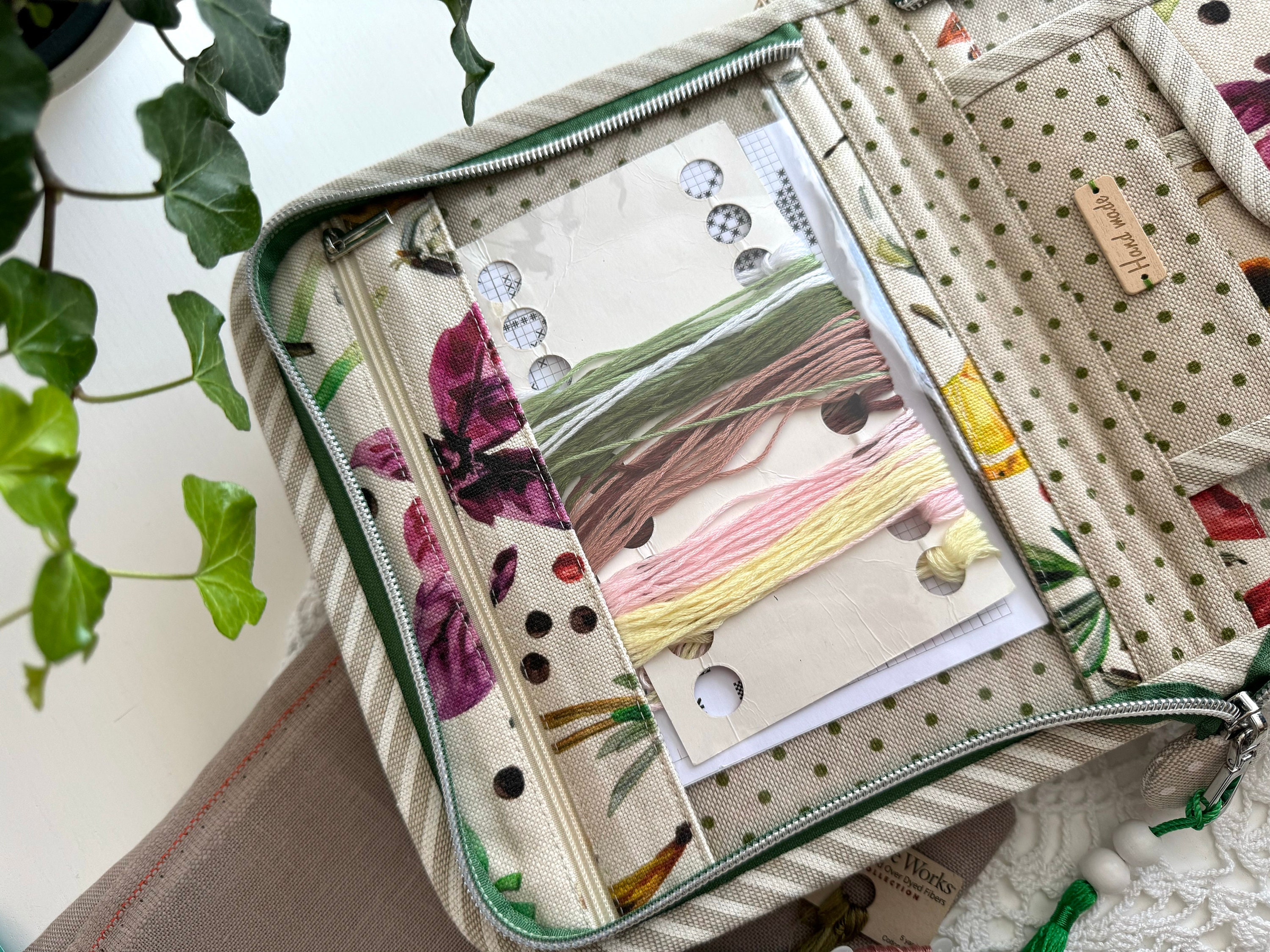 Project Folder Organizer for Embroidery Hoop Storage, Compact Travel ...