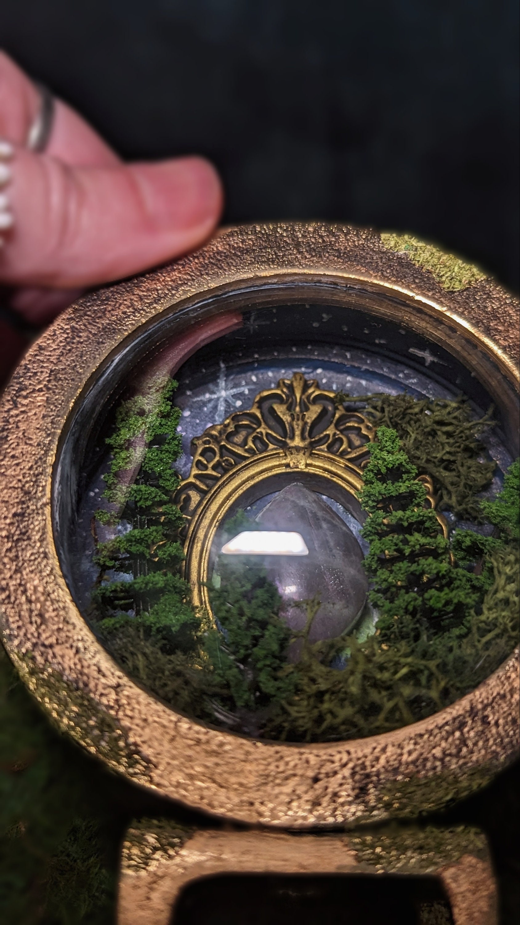 Antiqued Fairy Portal Display With Labradorite - Etsy