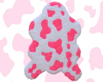 Cow Rug Tufted | Etsy