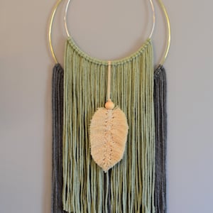 Simple Macrame Wall Hoop | Macrame Wall Hanging | Simple Round Hoop ...