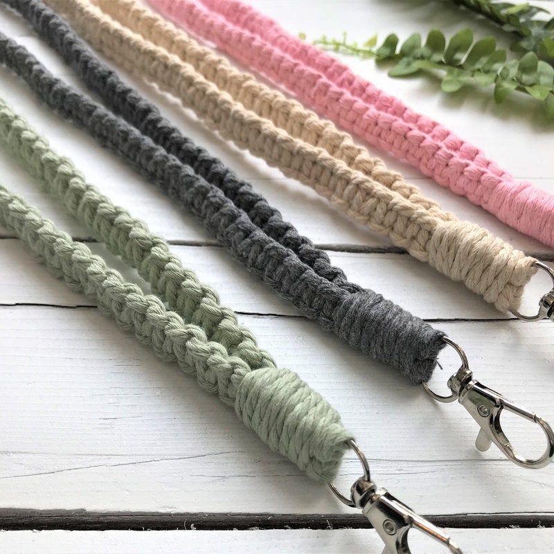 Macrame Lanyard - Etsy