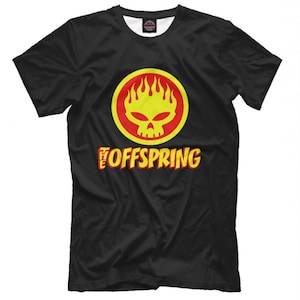 The Offspring Fire Logo T-shirt, Punk Rock Tee, Men's Women's All Sizes ...
