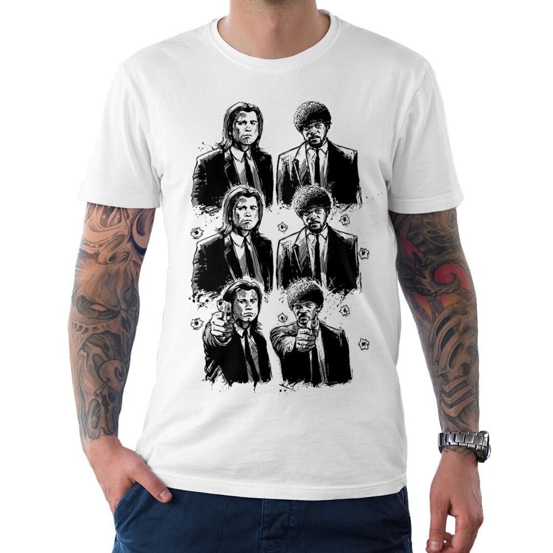 Pulp Fiction Jules and Vincent T-shirt, Quentin Tarantino Shirt, Men's ...