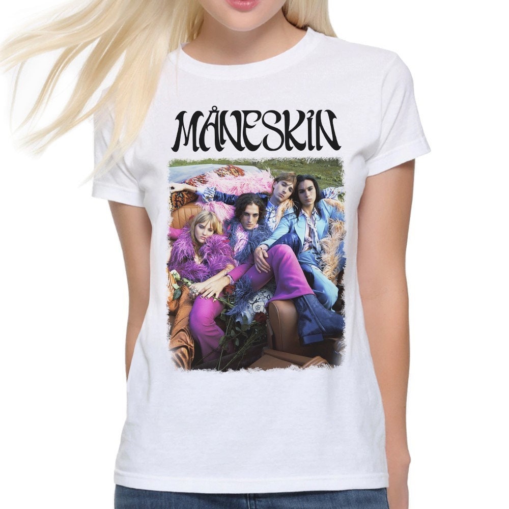 Maneskin Graphic T-shirt, Men's Women's All Sizes (pfa-379 Maneskin Graphic T-shirt, Men's Women's All Sizes (pfa-379