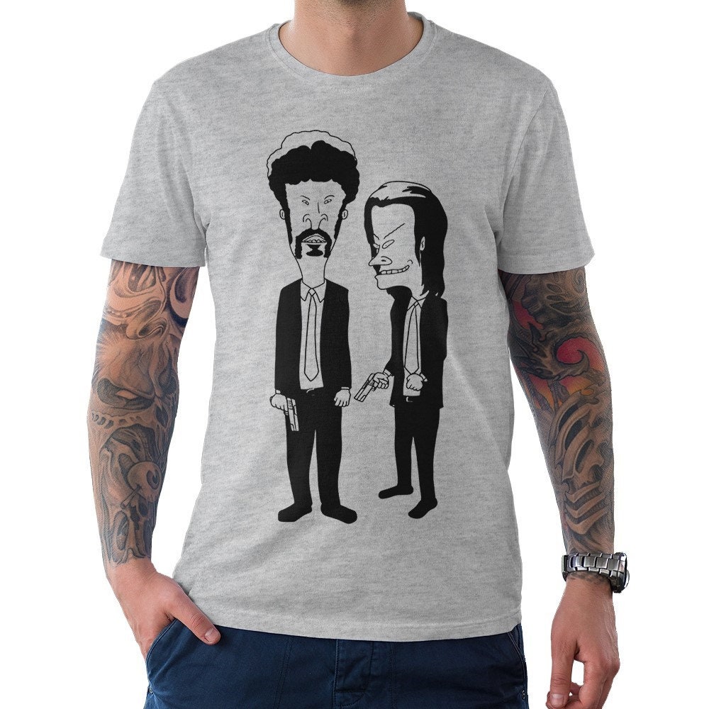 Beavis and Butt-head Pulp Fiction Style T-shirt, Men's Women's All ...