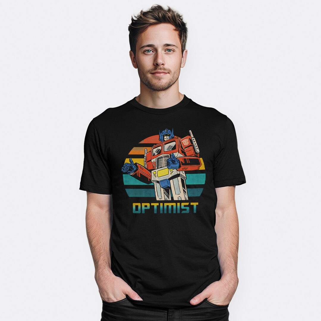 Optimist Prime Funny Optimus Prime T-shirt, Transformers Shirt, Men's ...