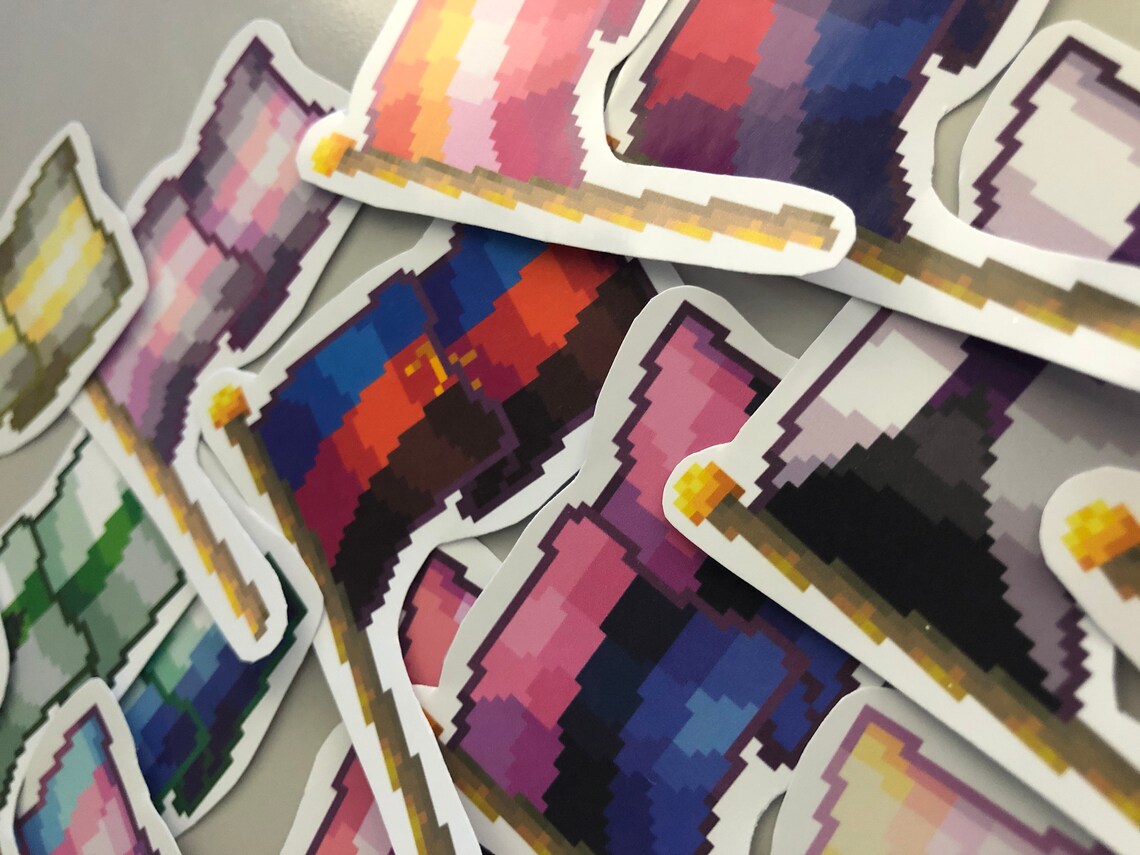 LGBTQ Pixel Art Stickers | Etsy
