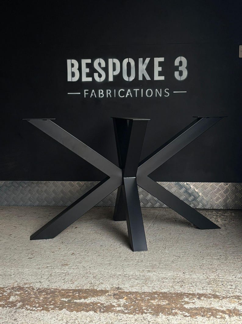 Star Spider Table Legs: Industrial Steel Dining Table Frame - Etsy UK