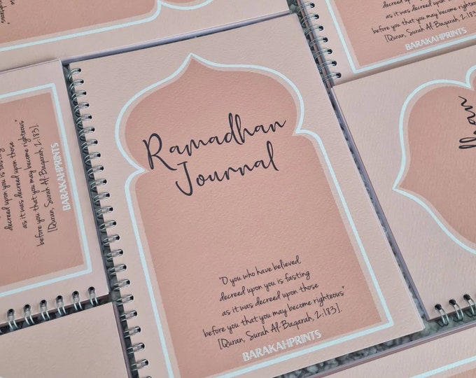 Ramadan Reflections Journal, A5 Islamic Notebook, Planner PB 08 - Etsy UK