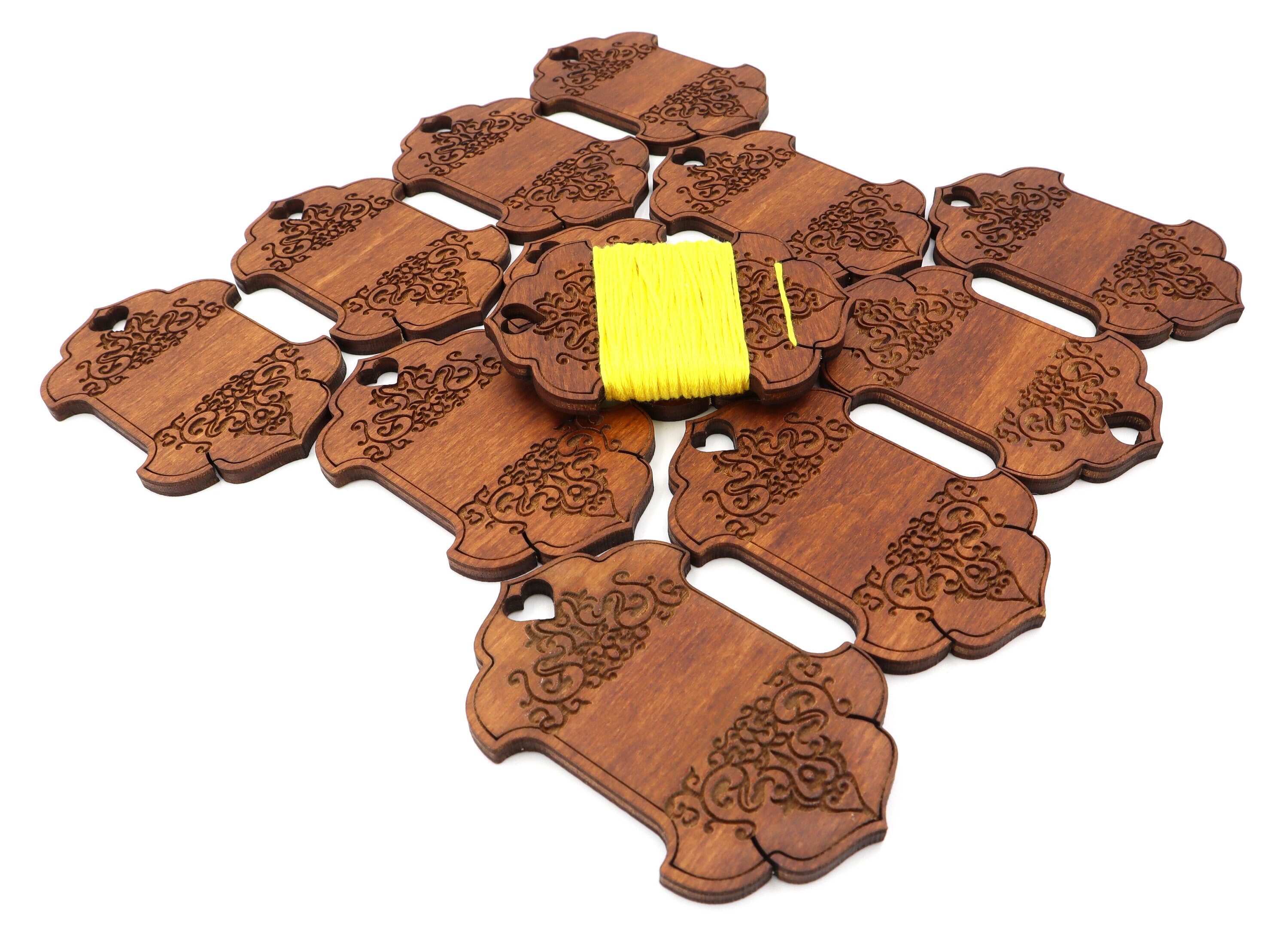 12 Bobbins for Thread and Ribbons. Vintage Wood - Etsy