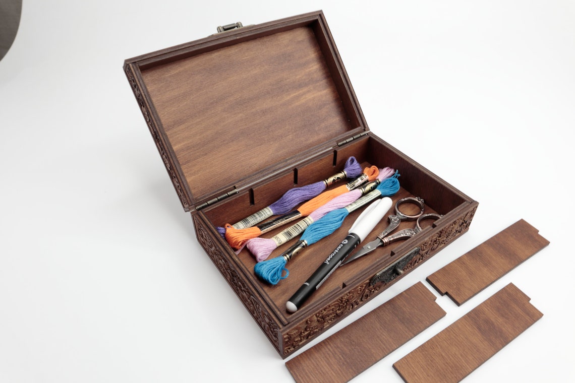 Embroidery Box for the Road. for Embroidery on the Road. Holds - Etsy