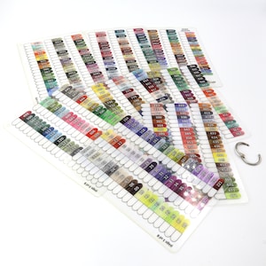 Floss Inventory DMC. Thread Chart. the Perpetual Inventory Table. - Etsy