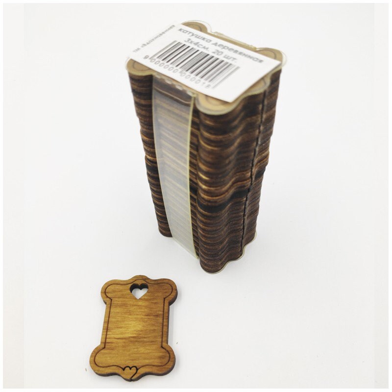 Set of 20 Wooden Bobbins for Thread and Ribbons. - Etsy