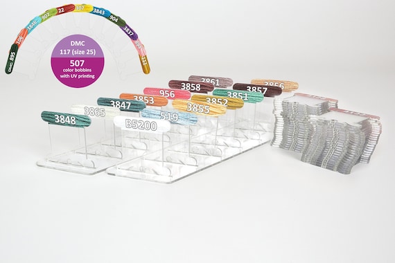 Full Set DMC Plastic Bobbins 1.5mm. All Series DMC Printed - Etsy