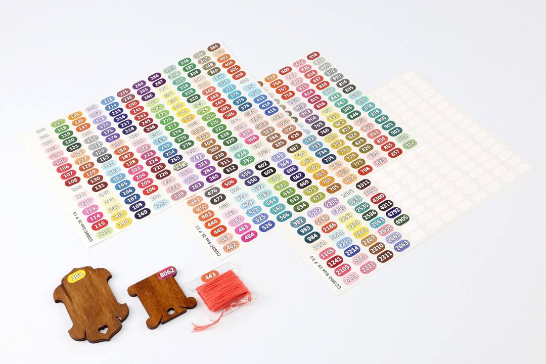 Cosmo Floss Vinyl Stickers Size 25 / 8x14 Mm / + COSMO Seasons Floss - Etsy