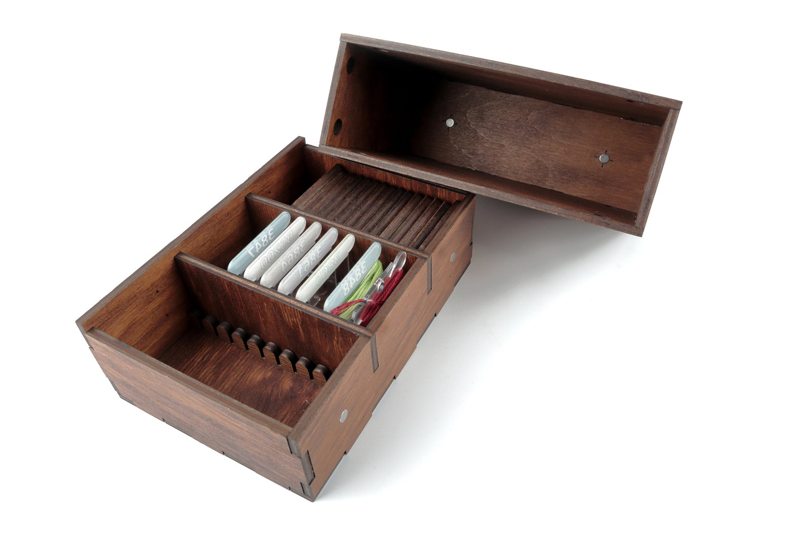 A Wooden Chest of Drawers for Storing Accessories and Threads for ...
