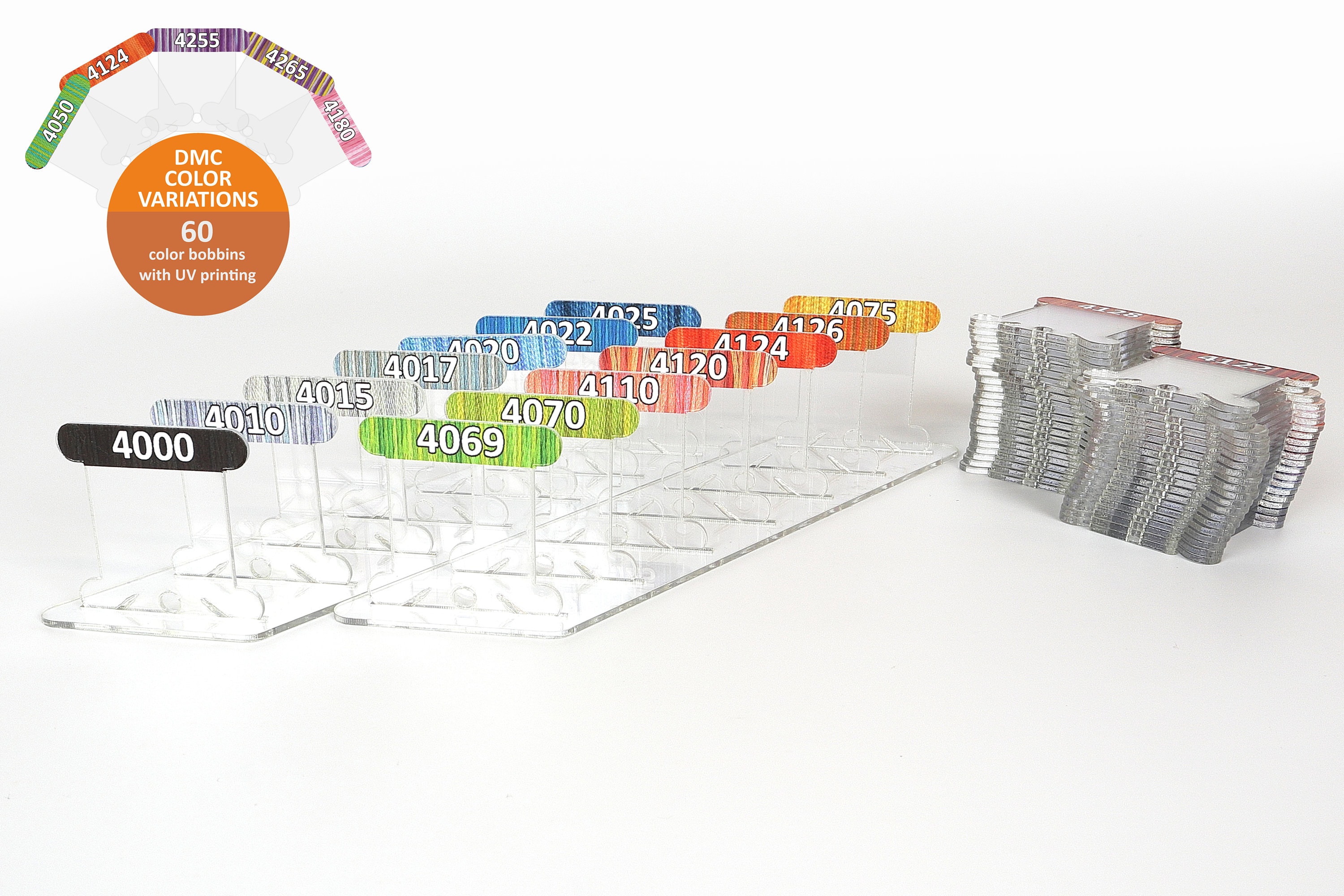 Full Set DMC Plastic Bobbins 1.5mm. All Series DMC Printed - Etsy