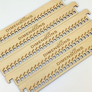 Wooden Hanging File Dimensions Floss. Thread Organizer. Dimensions ...