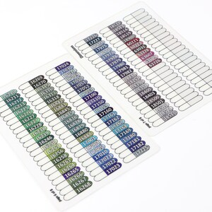 Floss Inventory Dimensions. Thread Chart. the Perpetual Inventory Table ...