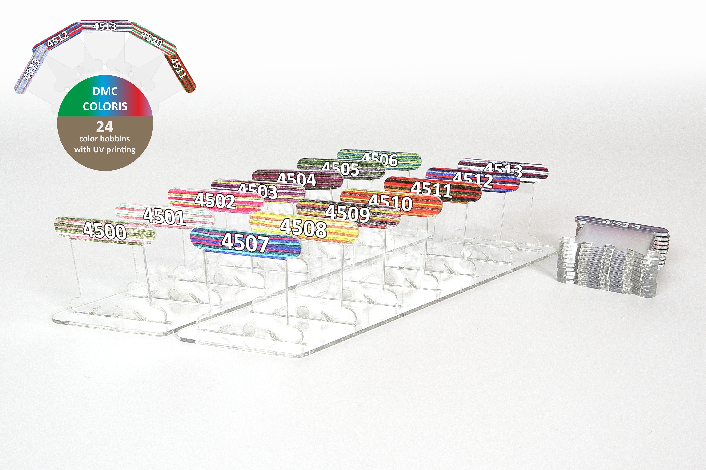 Full Set DMC Plastic Bobbins 1.5mm. All Series DMC Printed - Etsy