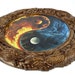 Dragon and Phoenix / Carved Wooden Round Frame / Mirror Frame / Photo ...
