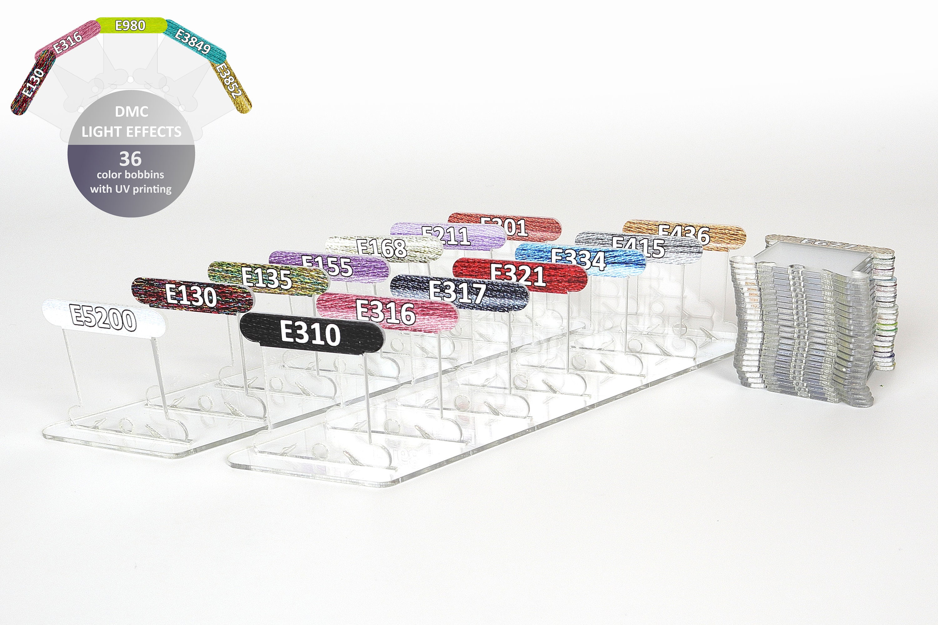 Full Set DMC Plastic Bobbins 1.5mm. All Series DMC Printed - Etsy