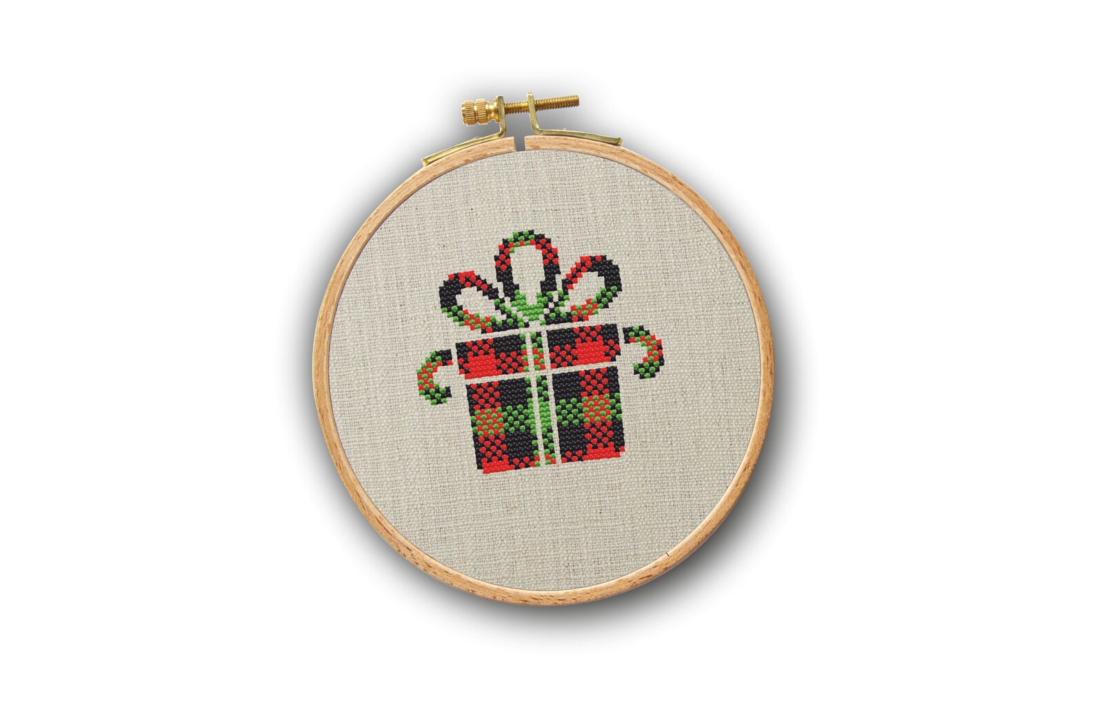 Sempler Christmas Plaid Cross Stitch Pattern PDF - Etsy