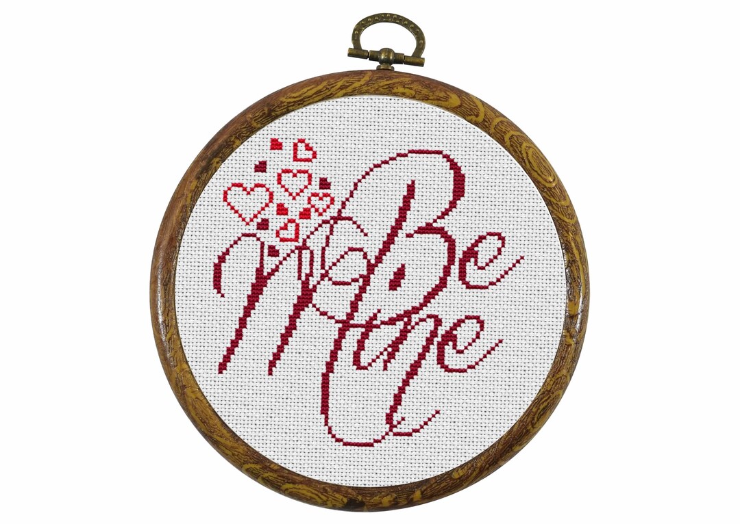 Be Mine Cross Stitch Pattern Instant Digital Download, PDF Pattern - Etsy