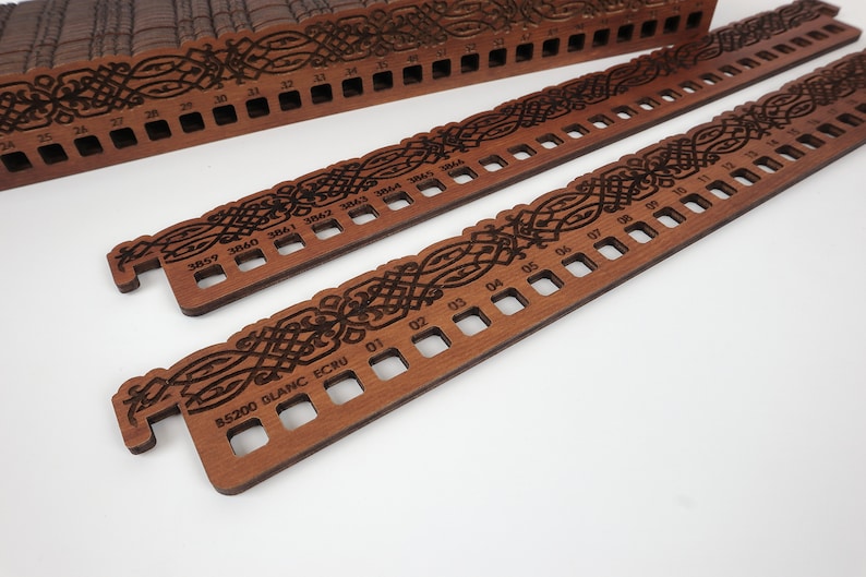 Wooden Hanging File Thread Organizer Thread Organizer for | Etsy