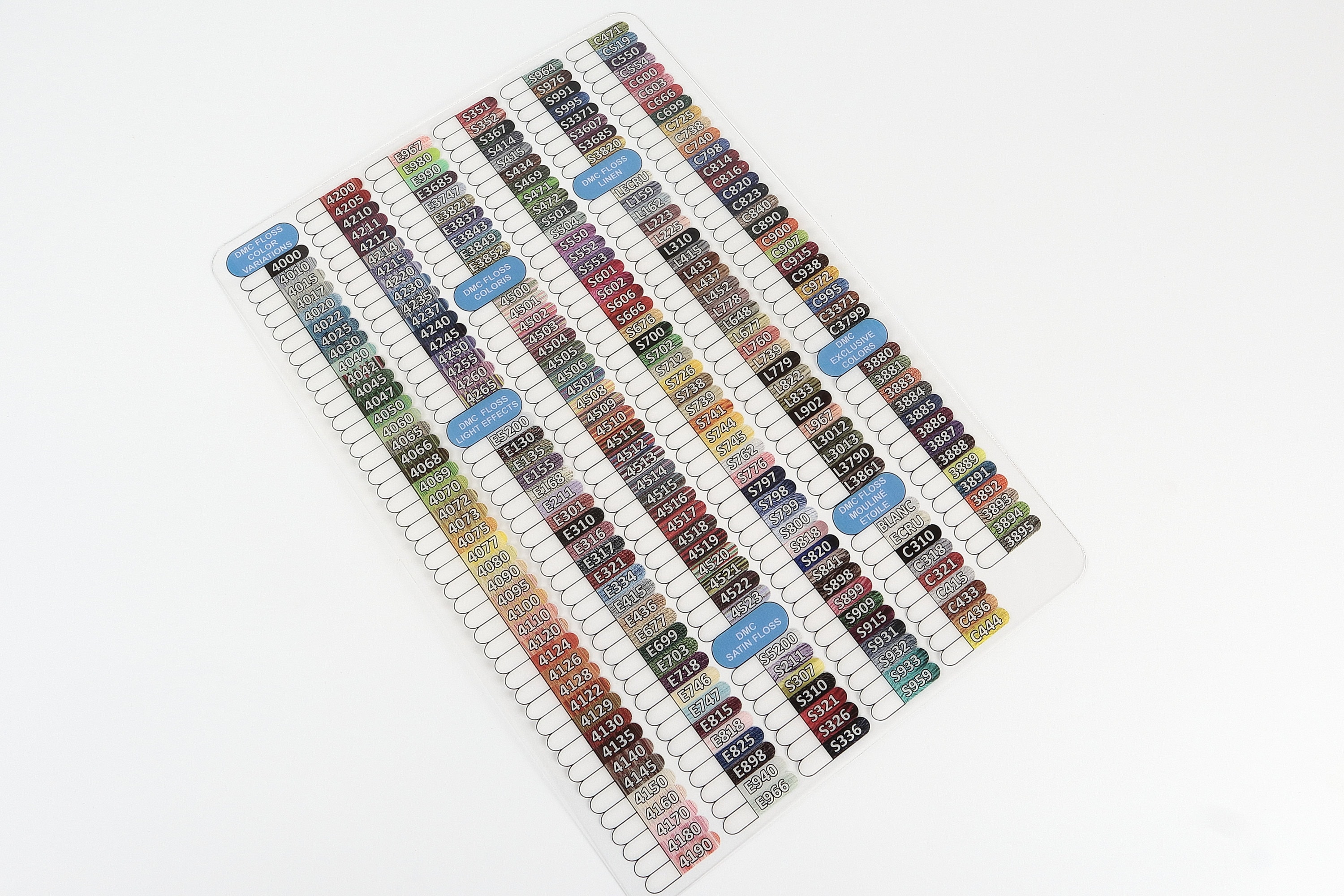 Full Set DMC Plastic Bobbins . All Series DMC Printed Bobbins. - Etsy