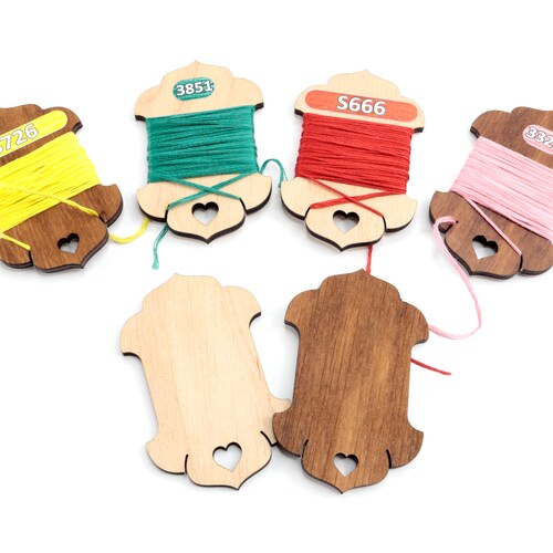 12 Bobbins for Thread and Ribbons. Vintage Wood - Etsy