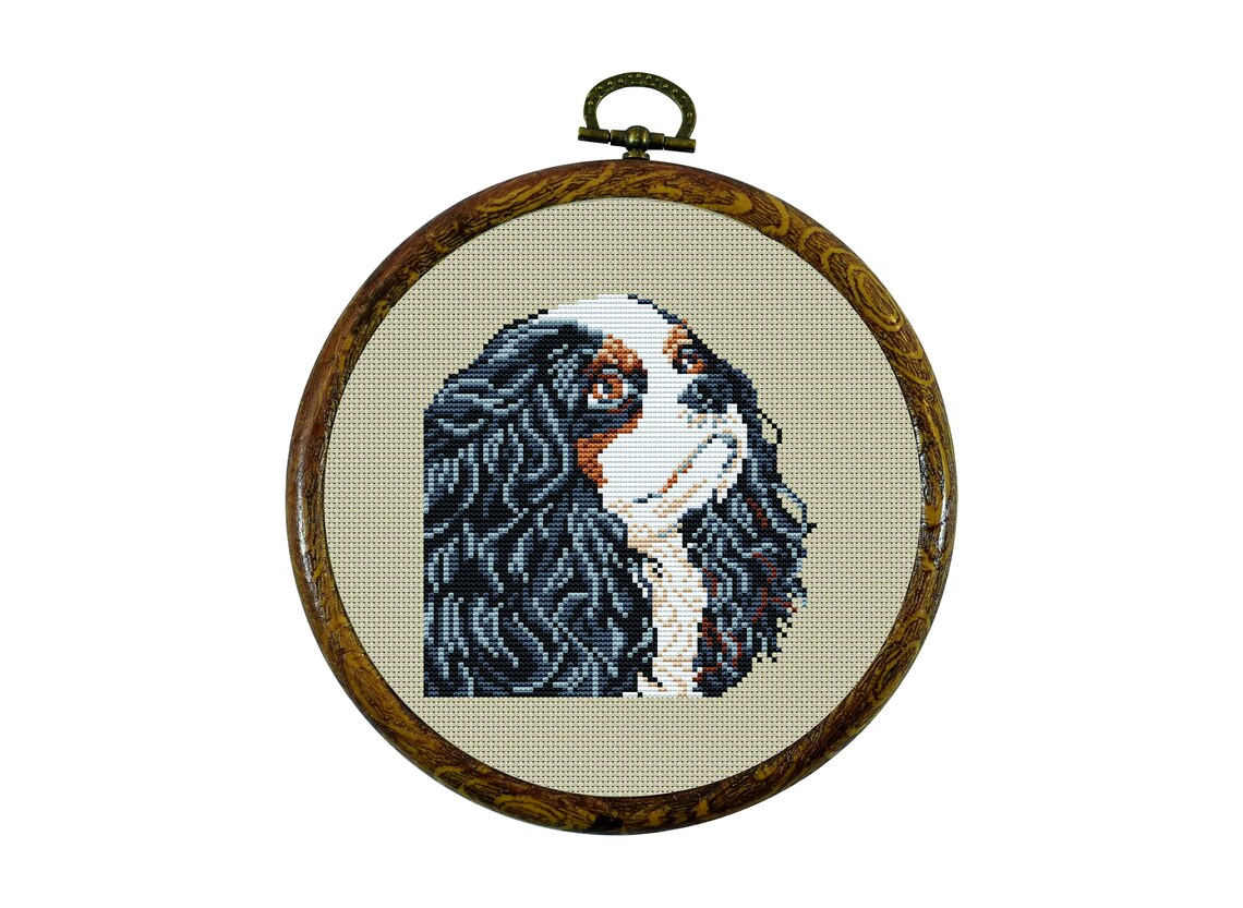 Cavalier King Charles Spaniel Cute Cross Stitch Pattern / Dog - Etsy