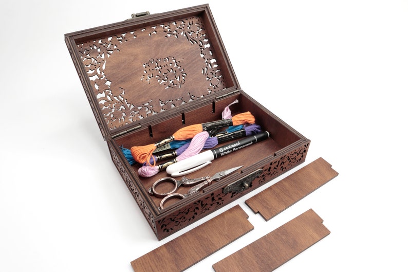 Embroidery Box for the Road. for Embroidery on the Road. Holds - Etsy