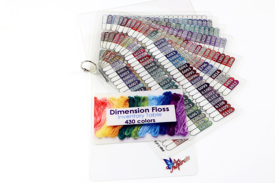 Floss Inventory Dimensions. Thread Chart. the Perpetual Inventory Table ...