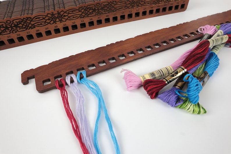 Wooden Hanging File Thread Organizer Thread Organizer for | Etsy