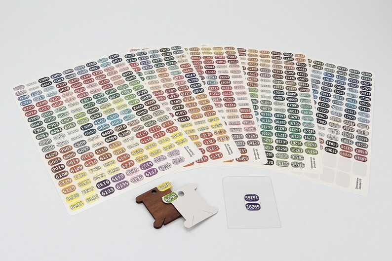 Dimensions Floss Vinyl Stickers. All Size. Threads Stickers Floss ...
