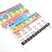 DMC Floss Vinyl Stickers. 16x32mm. DMC Floss or Diamond Painting ...