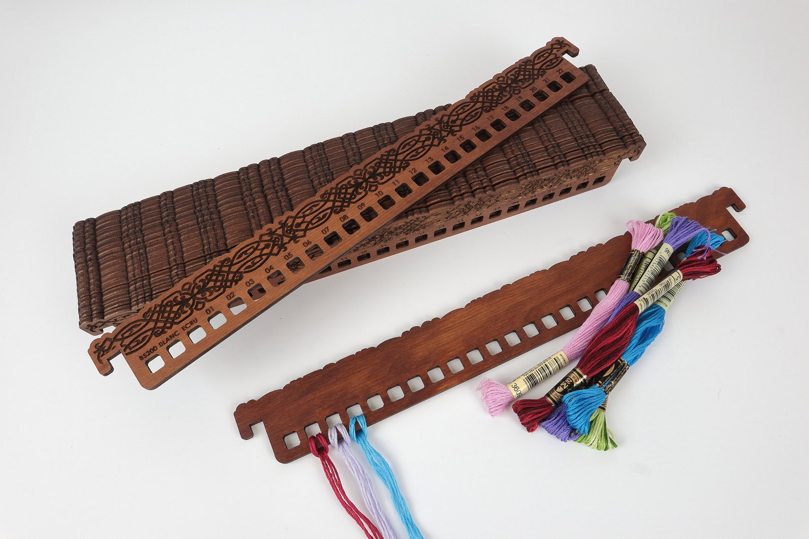 Wooden Hanging File Thread Organizer Thread Organizer for - Etsy