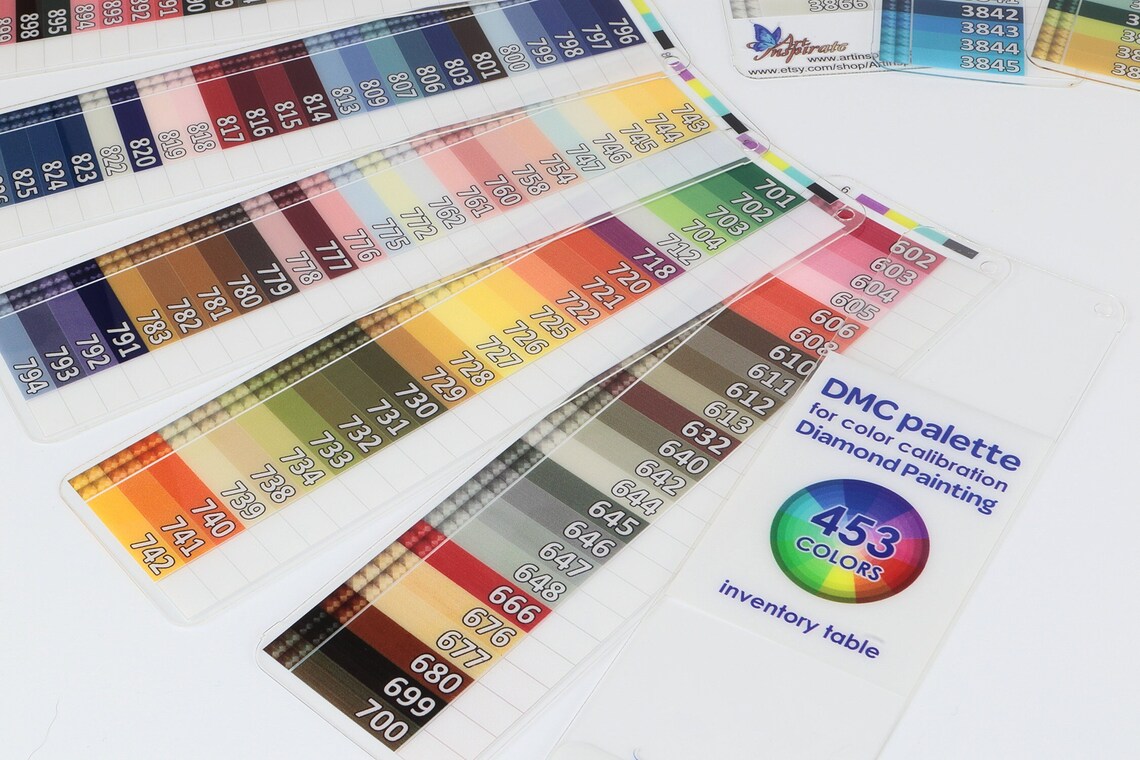 Inventory Table Color for Diamond Painting. the Perpetual - Etsy