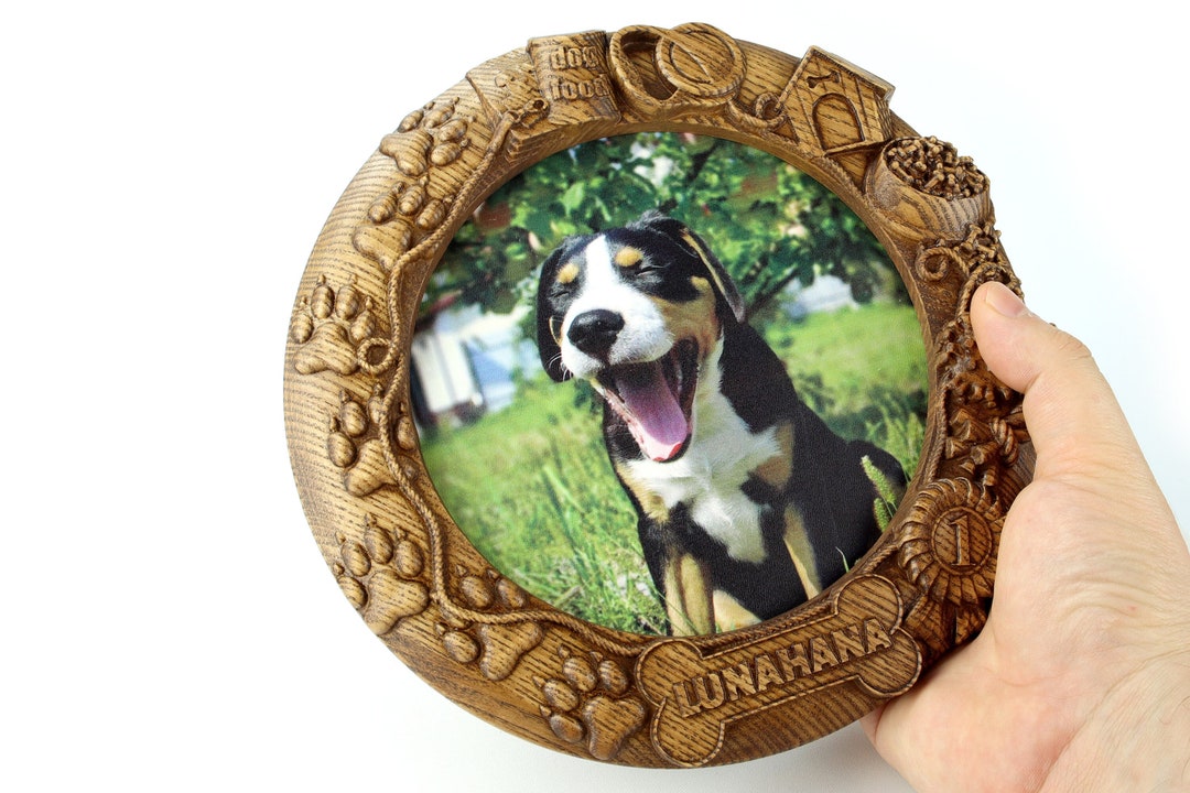 Personalized Wooden Frame. Pet Photo Frame - Etsy