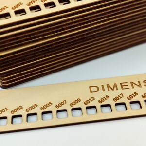 Wooden Hanging File Dimensions Floss. Thread Organizer. Dimensions ...