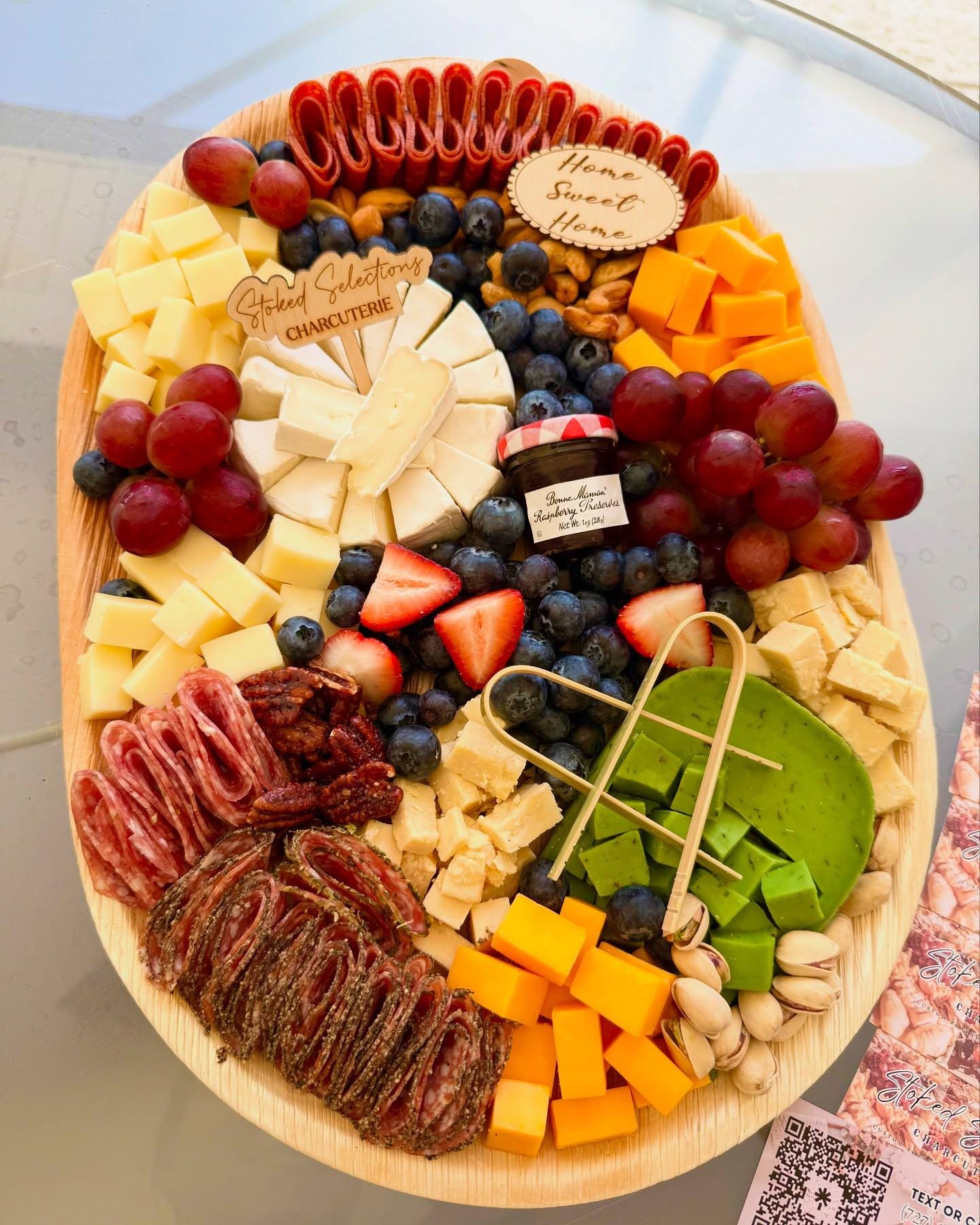 Custom WORDED Charcuterie Board Picks / Tokens – Personalized Birch ...