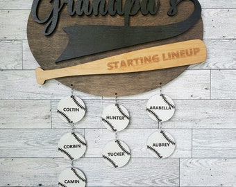 Baseball Lineup Svg - Etsy
