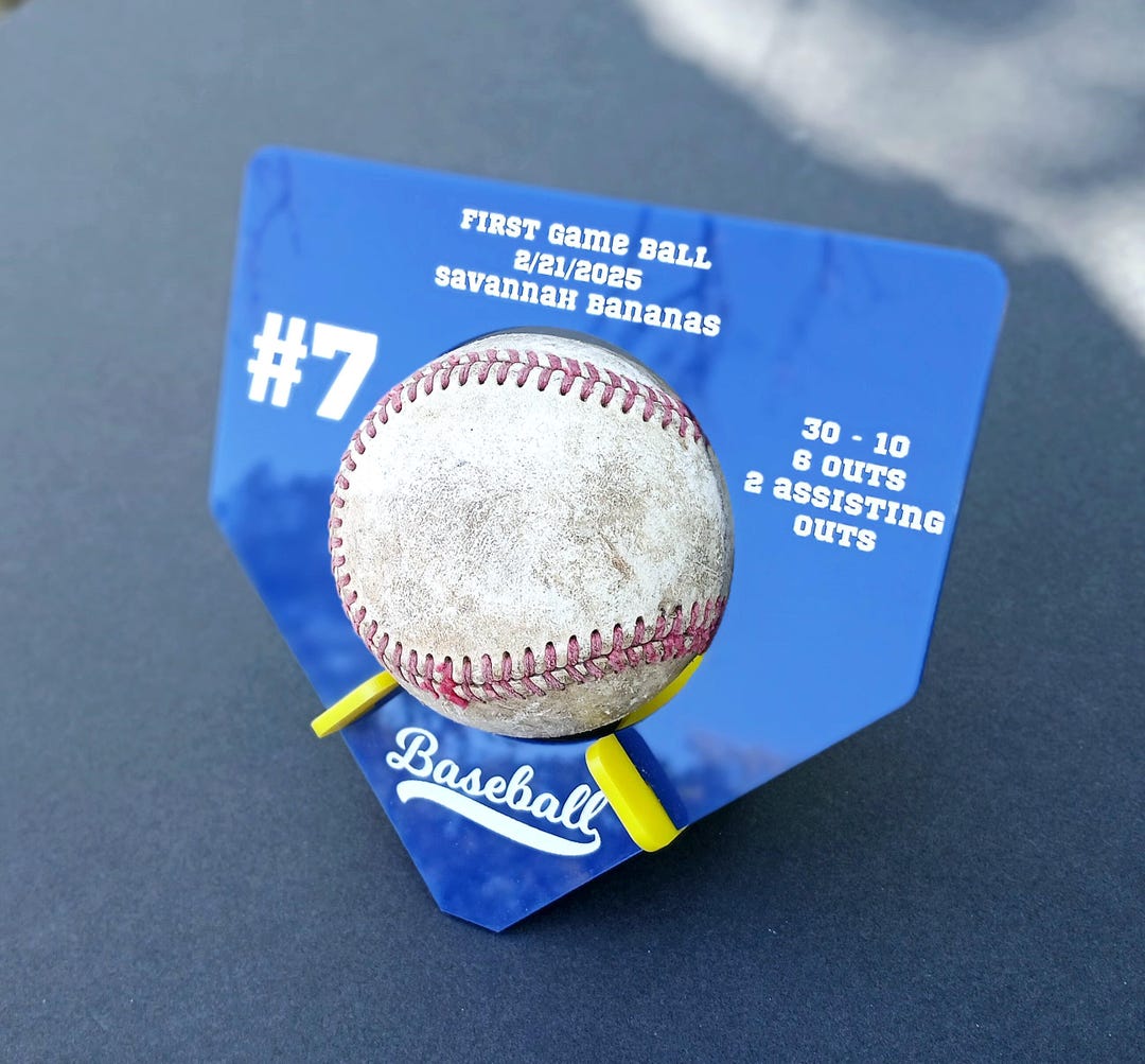 Game Ball Display || Baseball Display || Showcase - Etsy