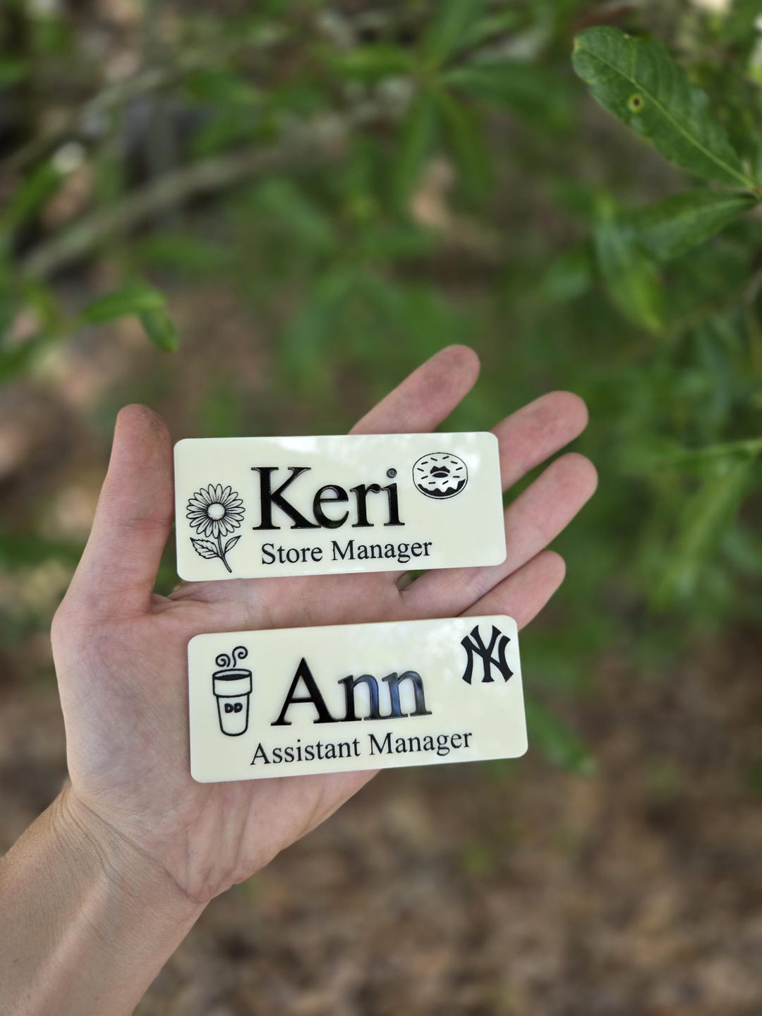 Name Tag || Acrylic Name Tag || Personalized Tag || Magnetic Name Tag ...