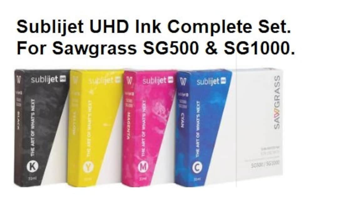 Sawgrass Ink Set CMYK Cartridges for Virtuoso Sublimation Printers ...