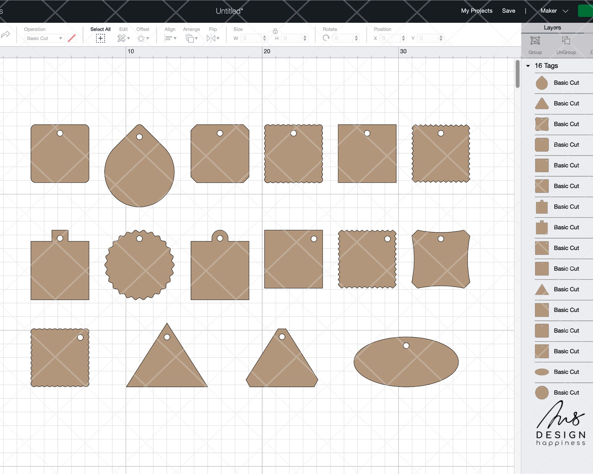 16 Design Personalized Tag SVG, Tag Card SVG, Shopping Tag Card SVG ...