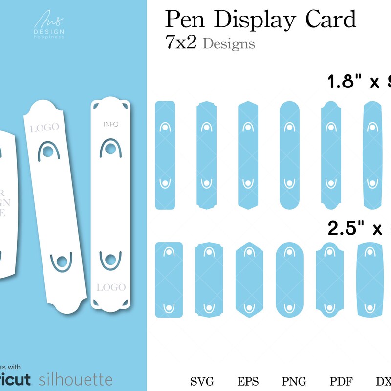 Pen Display Card - Etsy